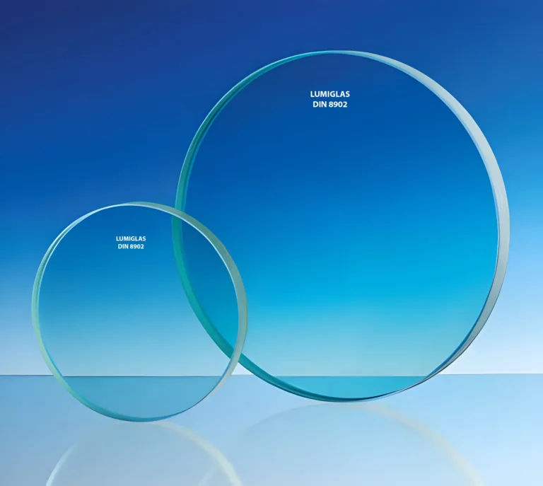 Lumiglas circular sight glass disc - DIN 8902