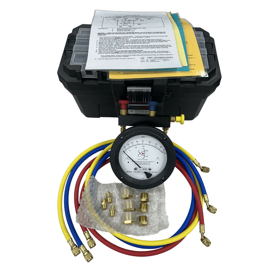 CMC 3-Valve Backflow Test Kit Complete 142-3-BFTKA